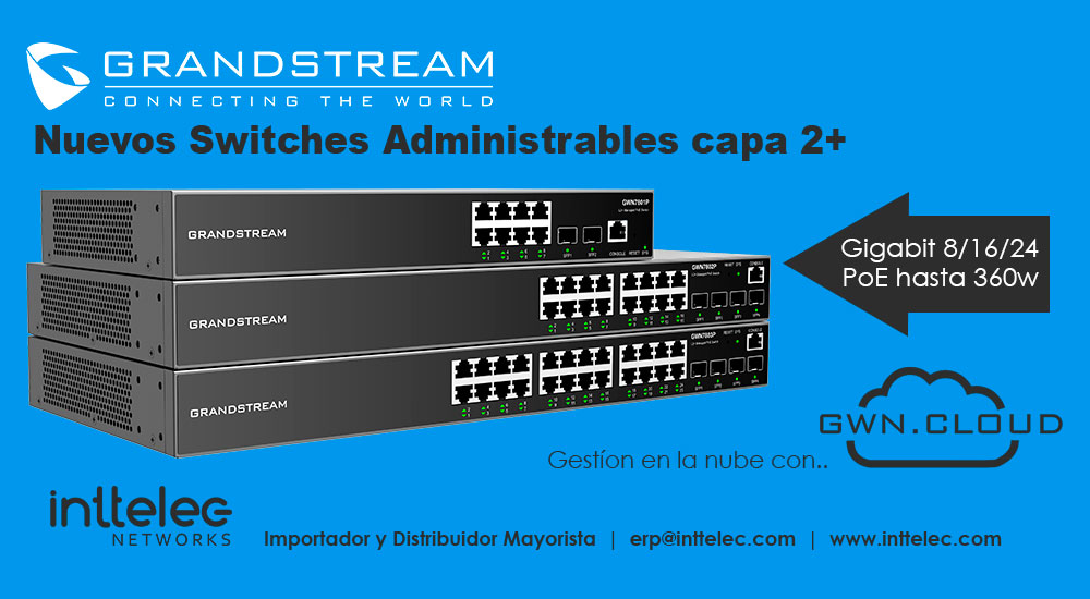 Redes, Switches Administrables | Inttelec Networks