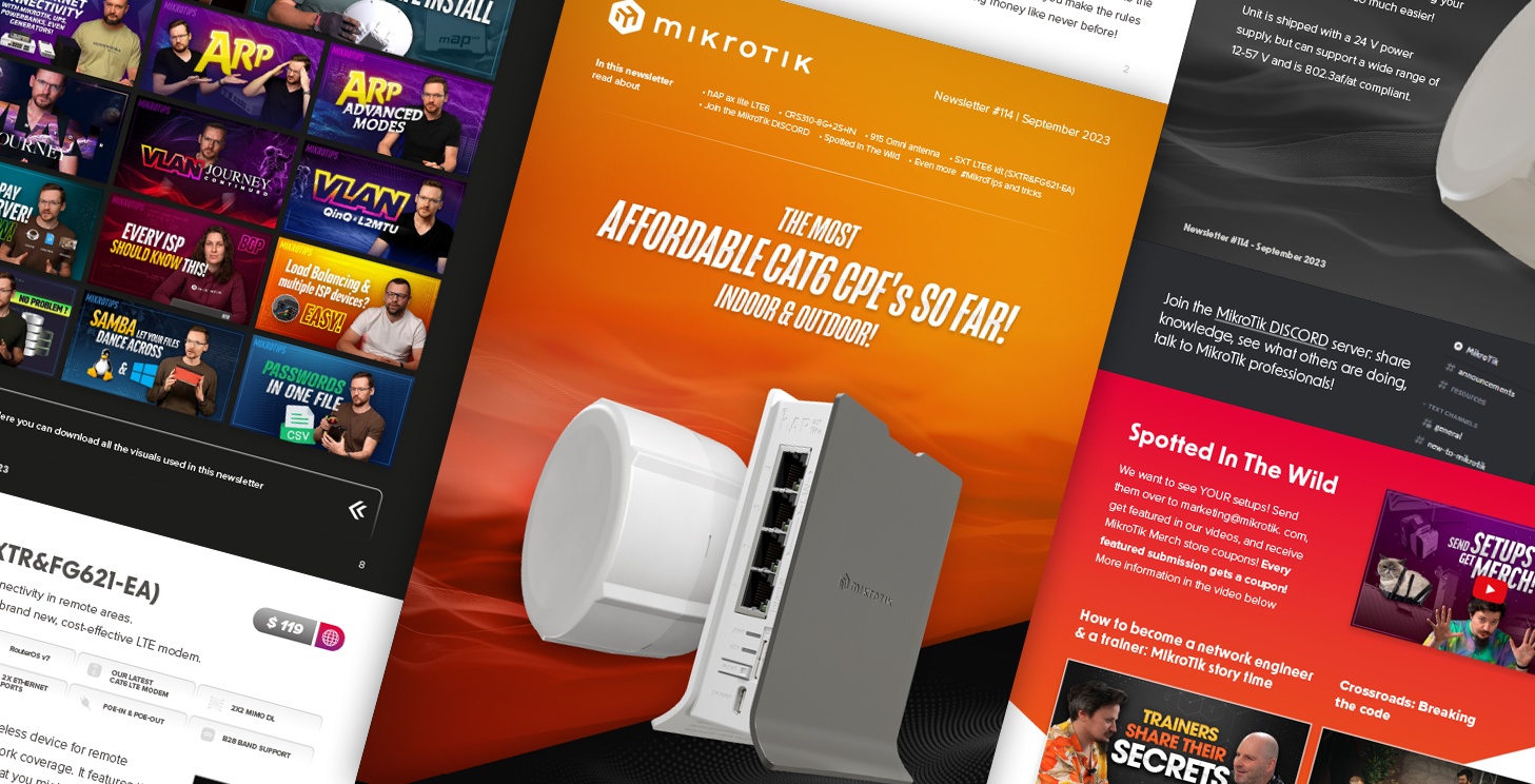 Boletín de MikroTik en Español - Septiembre 2023 | Inttelec Networks